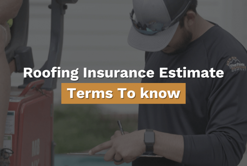 Insurance Estimate Terms To Know