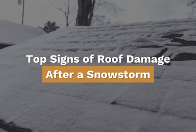 Top Signs of Roof Damage After a Snowstorm